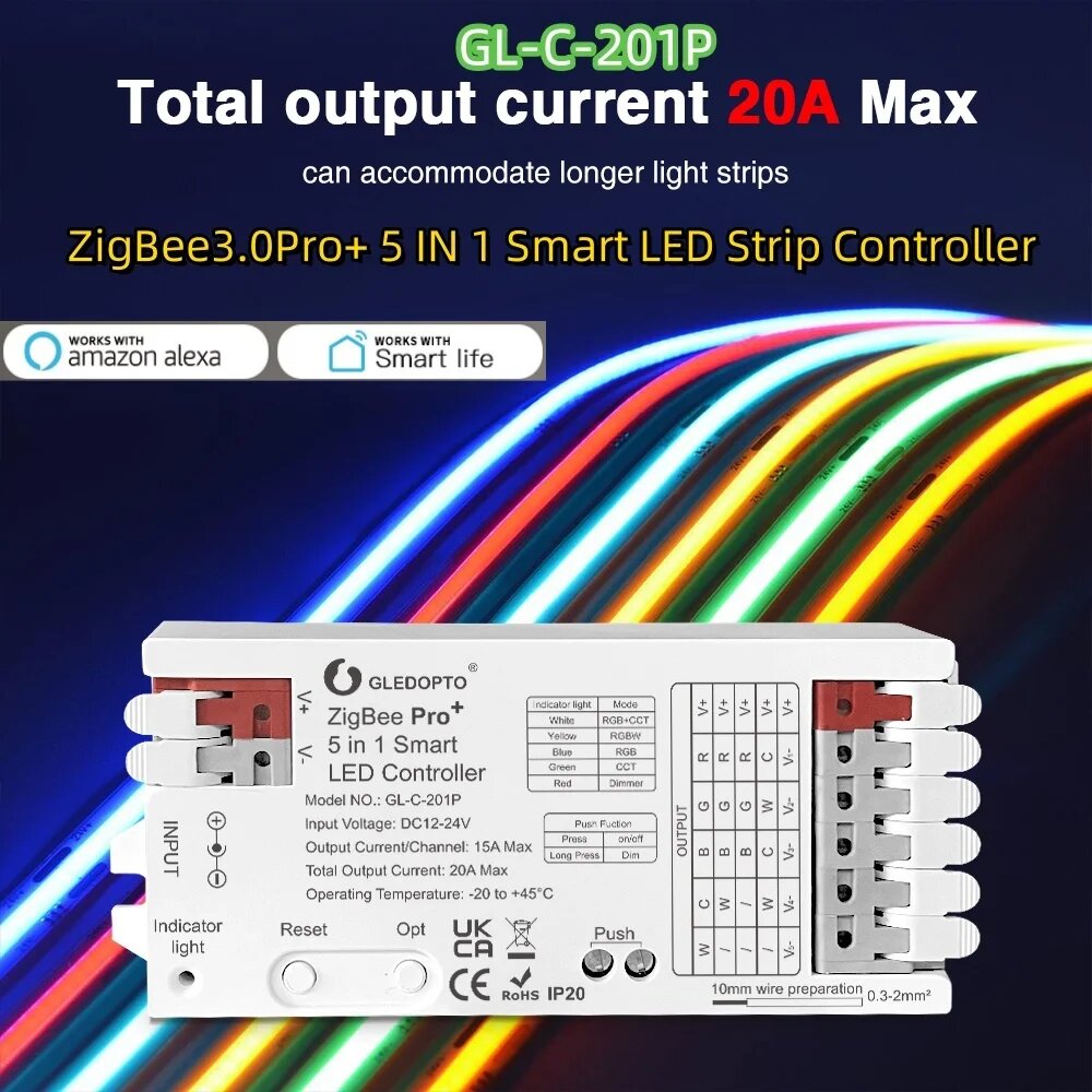 СAGE LU MEI RGB-контроллер GL-C-201P Max ZigBee3.0Pro