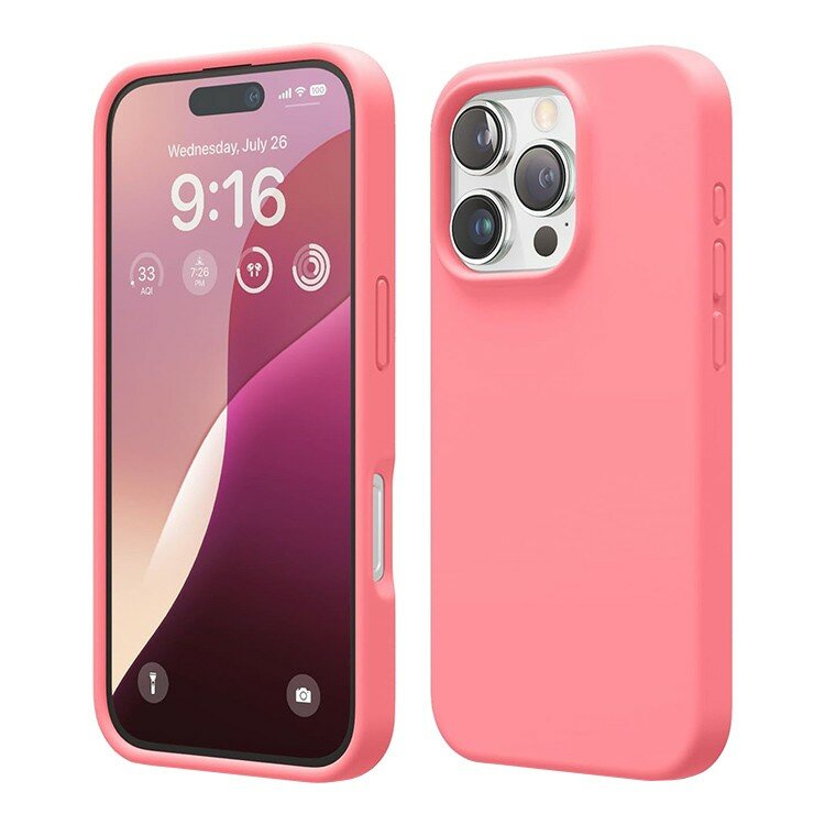 Elago силиконовый чехол для iPhone 16 Pro Max, Soft silicone (Liquid) Pink
