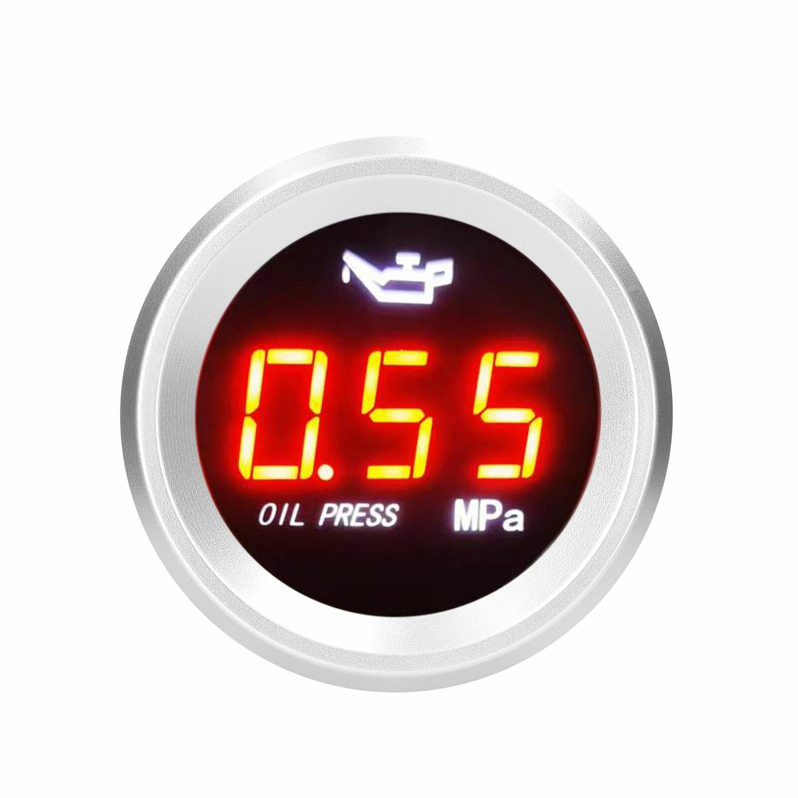 Цифровой манометр давления масла Super Tools 0–1,00 МПа для автомобилей и мотоциклов 9–35 В, LED экран, мигалка (NPT 1/8)