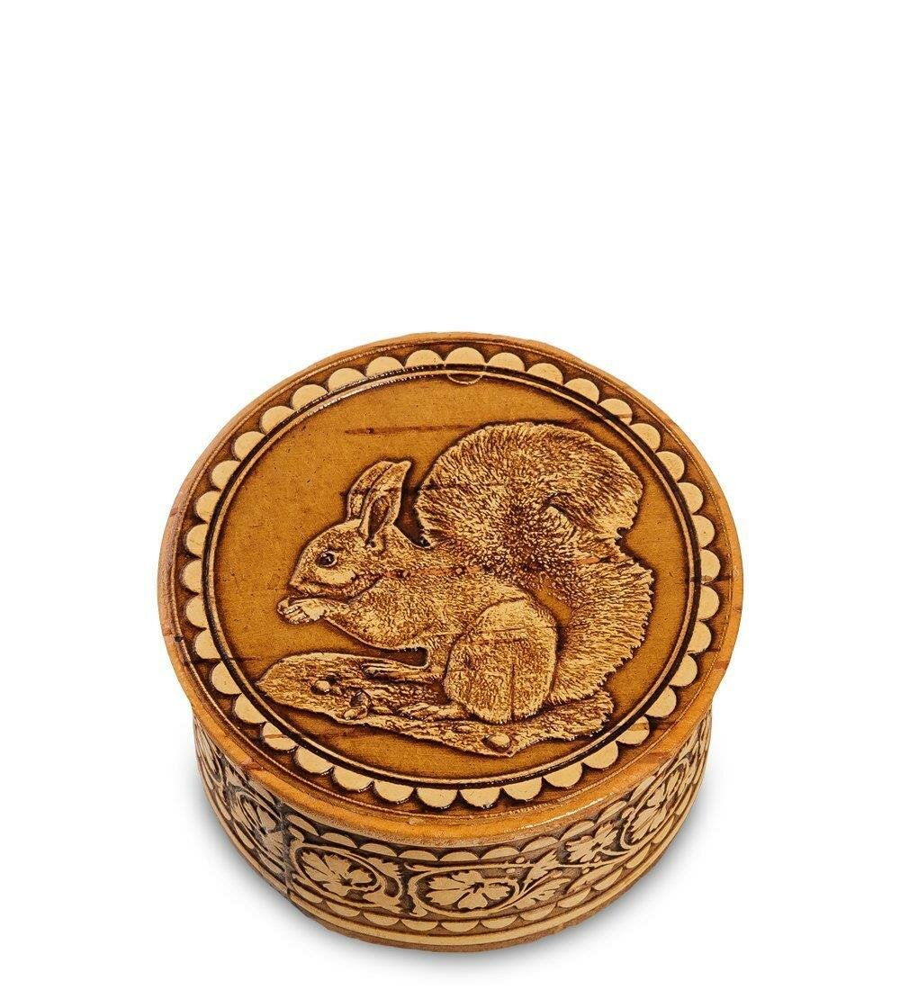 Шкатулка Белка мал. (береста) A2134357 Народные промыслы, Береста, Россия