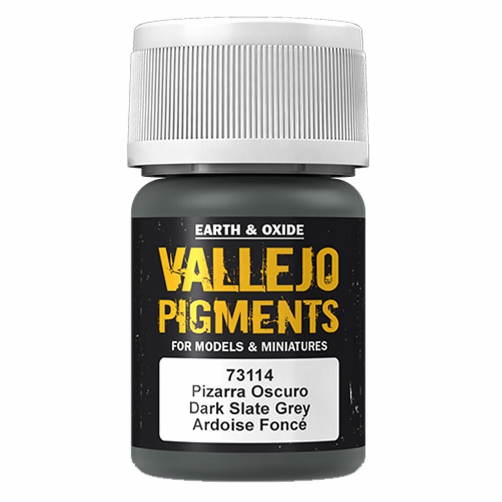 Пигмент Vallejo PIGMENT 114-35ML. DARK SLATE GREY