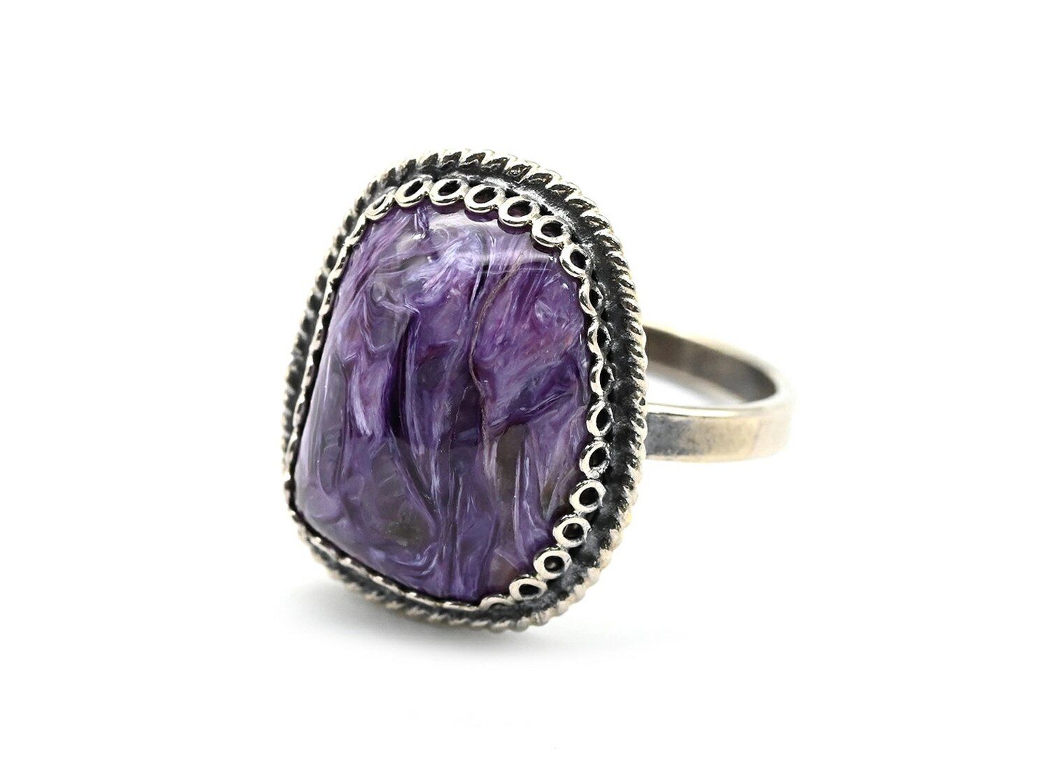 Кольцо, чароит