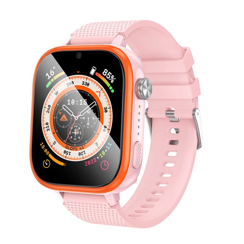 HOCO Y101 4G Умные часы для детей Розовый, Pink