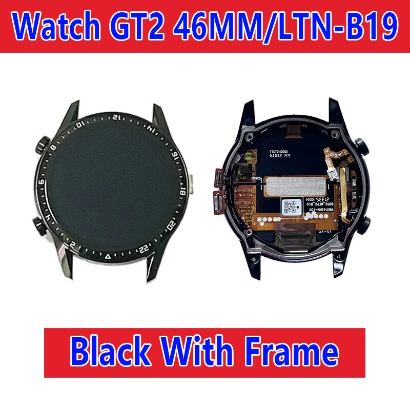 Для Huawei GT2 экран в сборе, экран часов GT2, ЖК-дисплей LTN-B19, внутренний GT2 Black Frame- 46mm