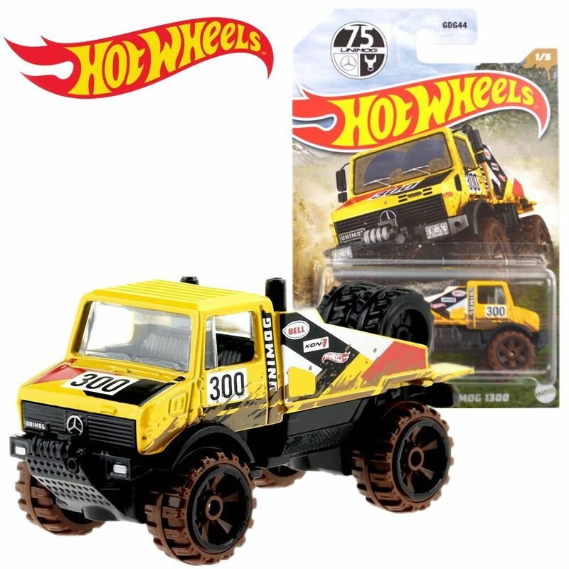 Машинка коллекционная Mattel Hot Wheels GDG44 MERCEDES-BENZ UNIMOG 1300