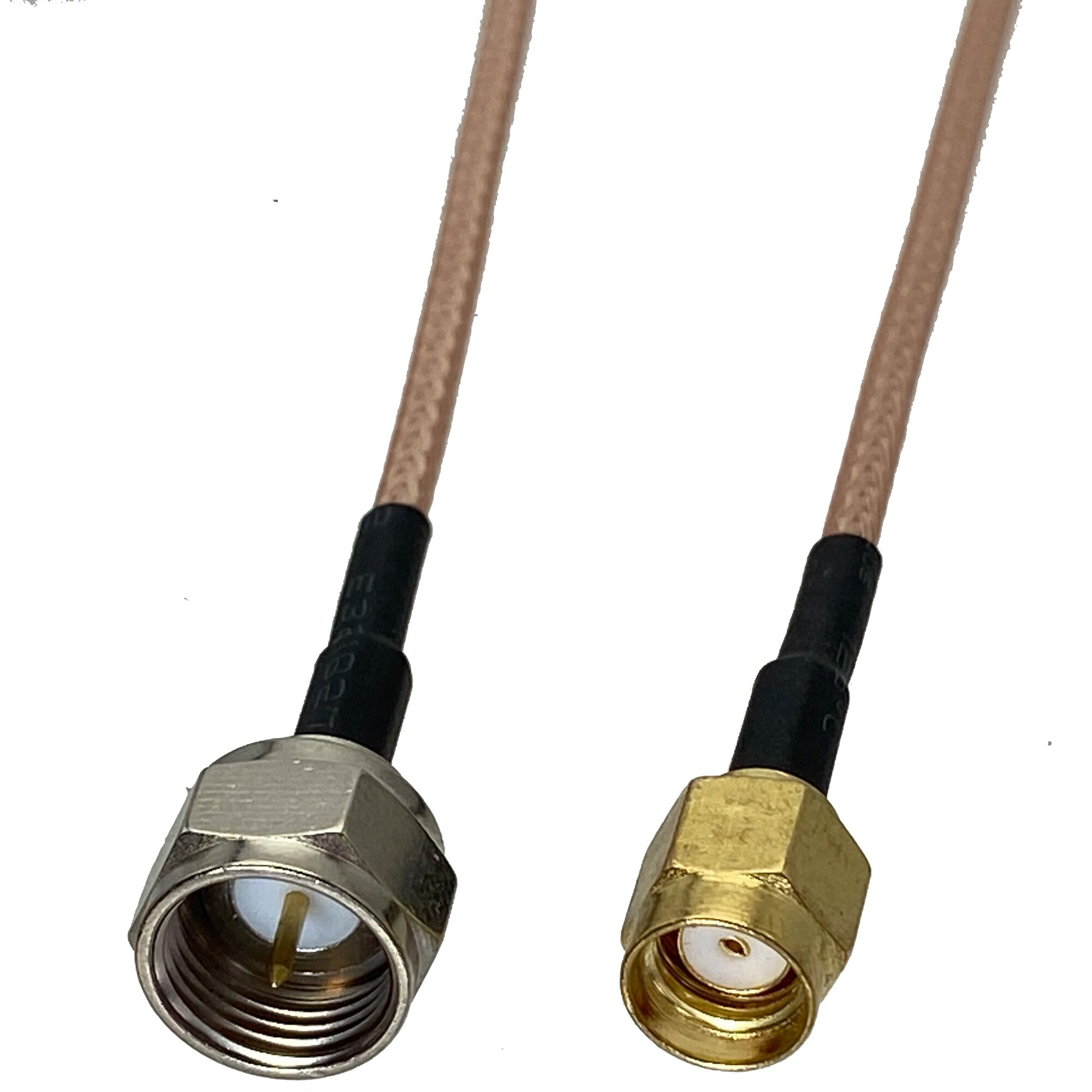 Коаксиальный переходник F-SMA RP SMA CRC9 TS9 7CM, F M to RP SMA M