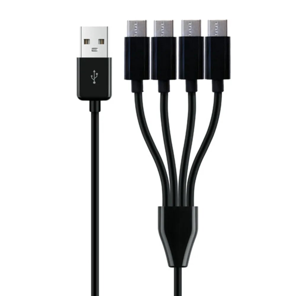 USB кабель 4 Type-C, черный — фото 1