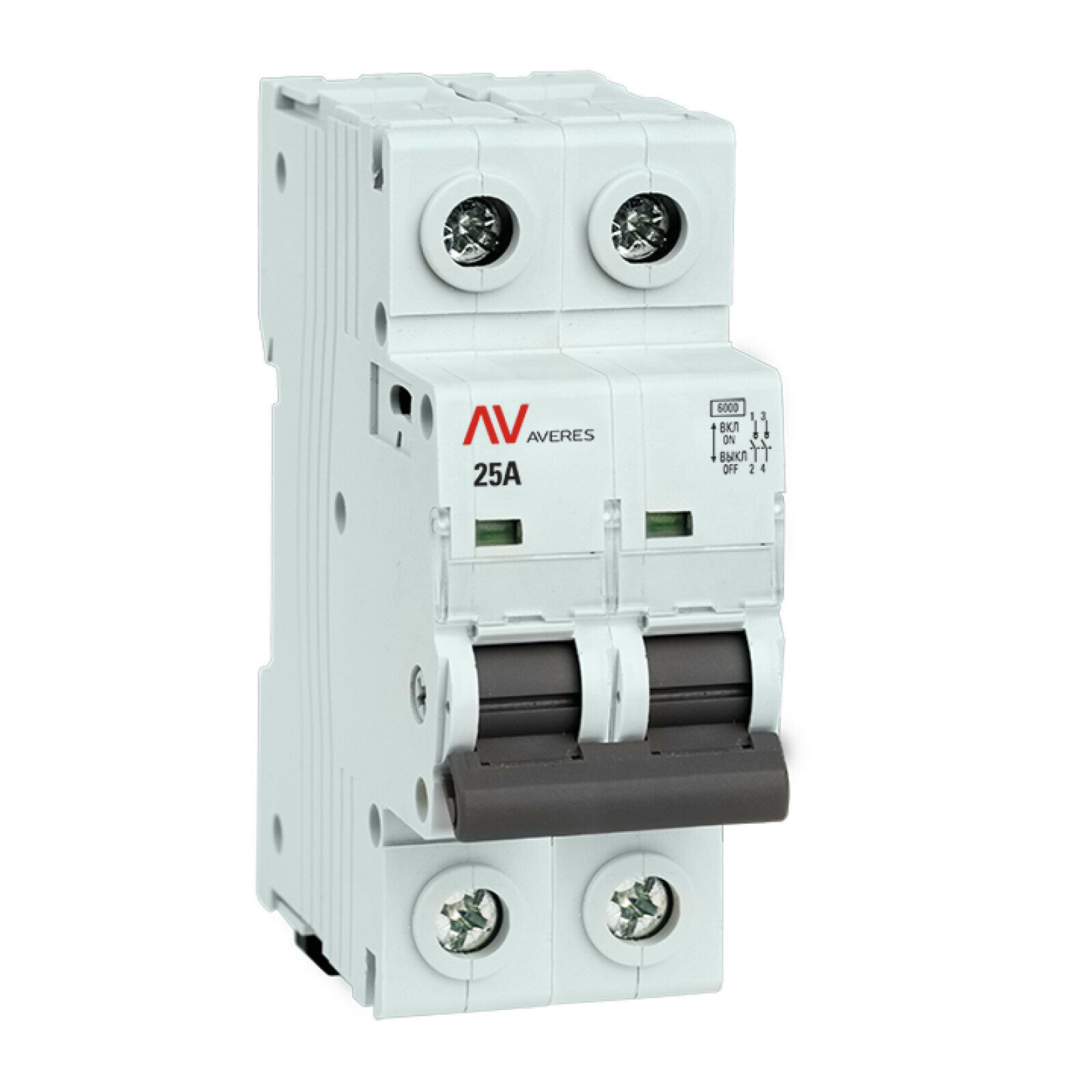 Выключатель нагрузки AVN 2P 25A EKF AVERES - 1 шт