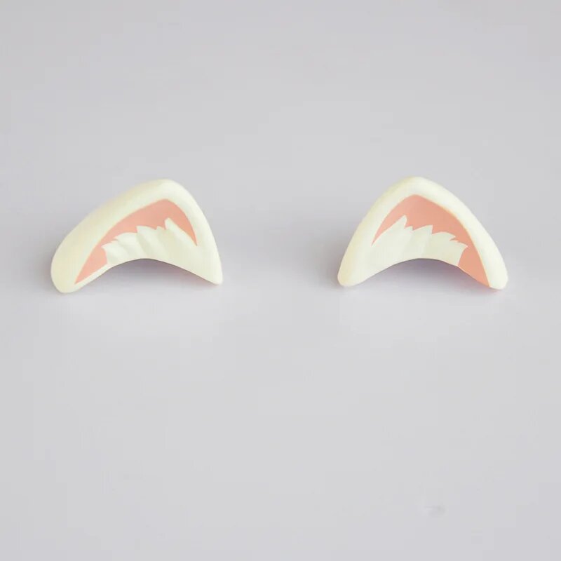 Магнитные кошачьи и кроличьи ушки для кукол OB11 Белый, D