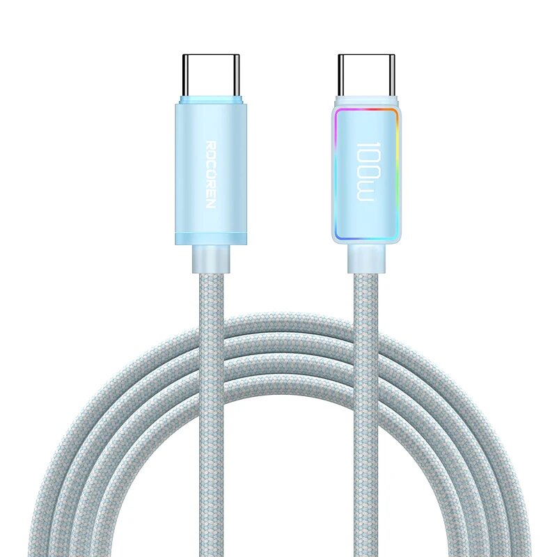 Rocoren 2м USB-C кабель 100W Blue