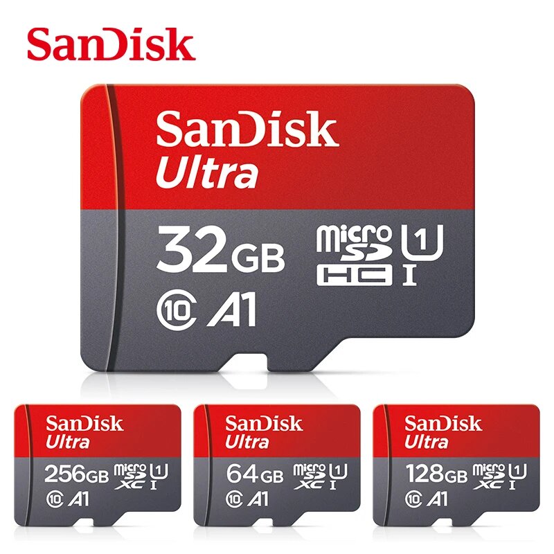 SanDisk Ultra microSD карта памяти 32/64/128/256 ГБ — фото 1