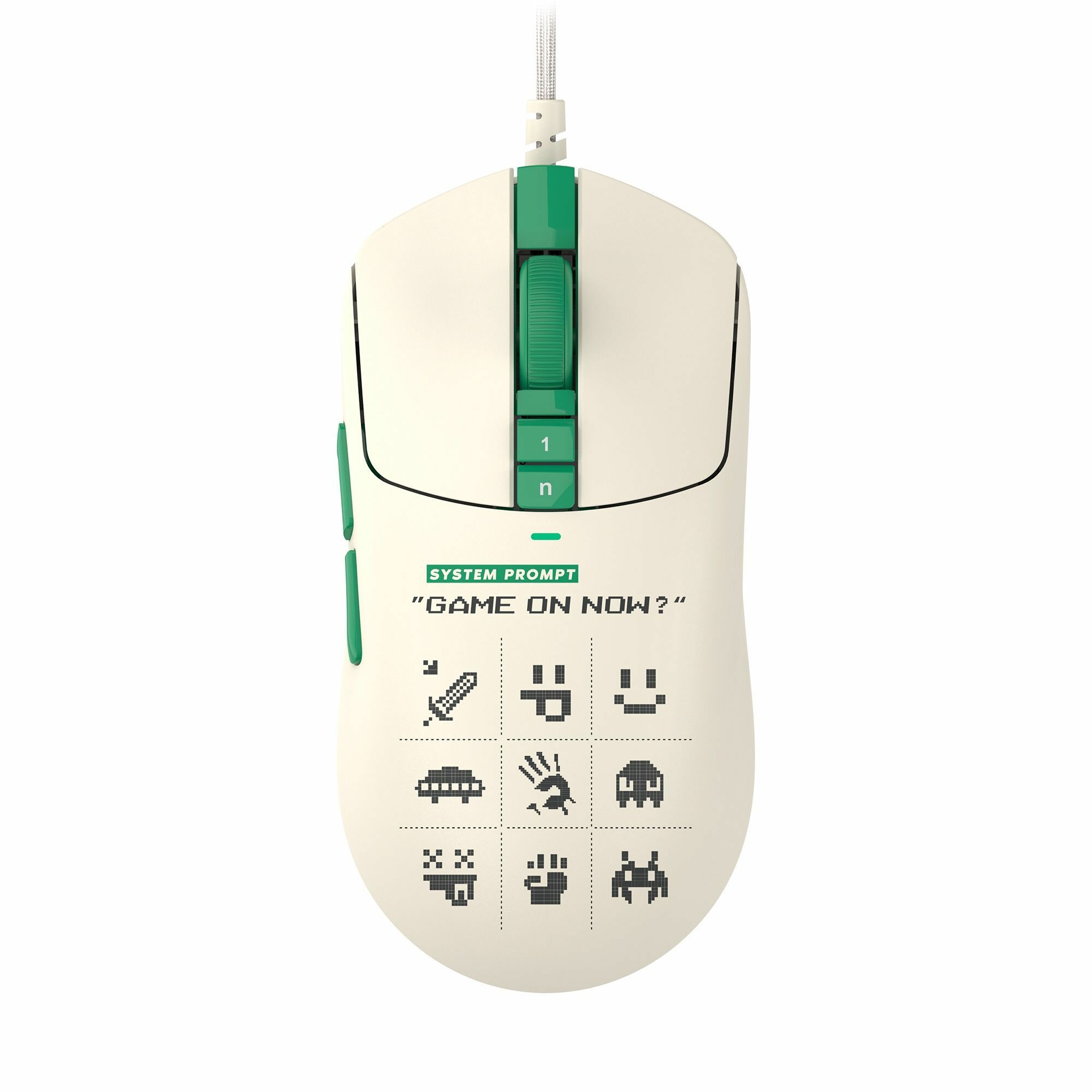 Мышь A4Tech Bloody W72 Ultra Pixels Green рисунок/бежевый/зеленый оптическая (20000dpi) USB (7but)