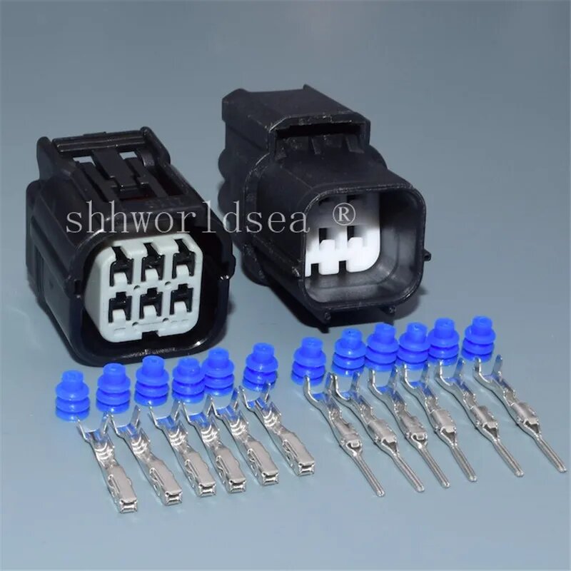 1 компл. 6 контактов 6188-4908 6189-7040 040 Автомобильный сенсорный разъем, 1sets female male