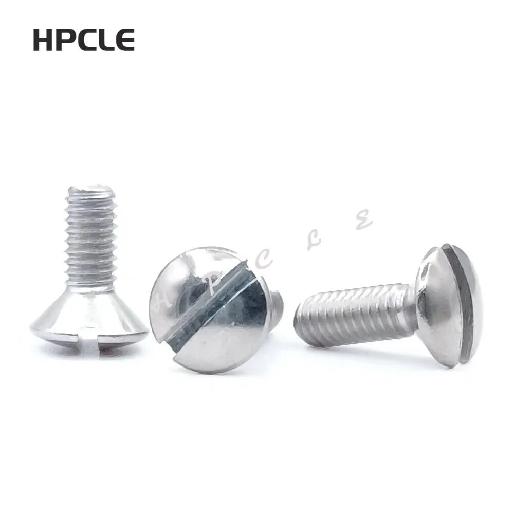 Полуовальные винты HPCLE M2-M5 DIN964 из нержавеющей стали M4x10 20pcs