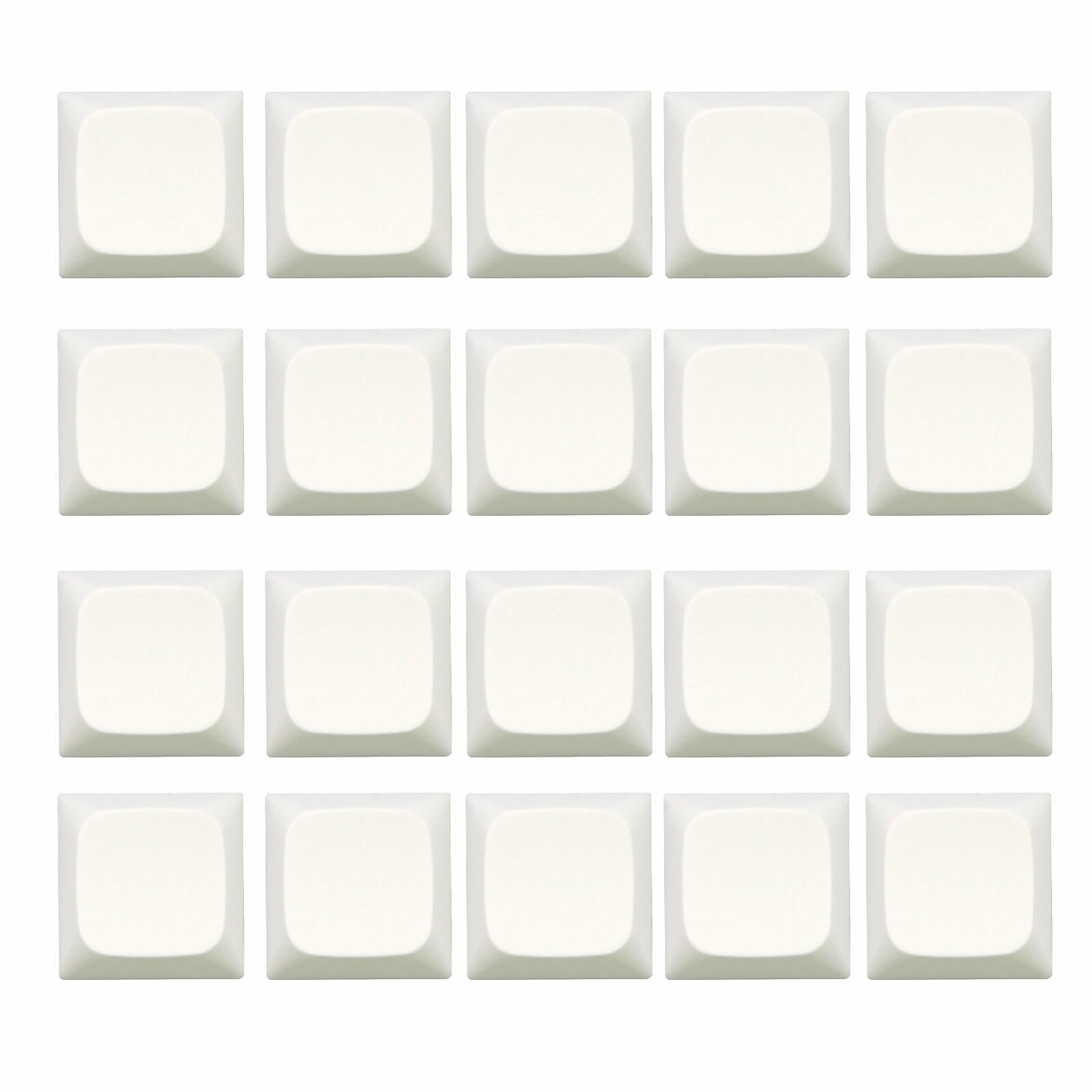 Кейкапы XDA-белые, 20 шт.