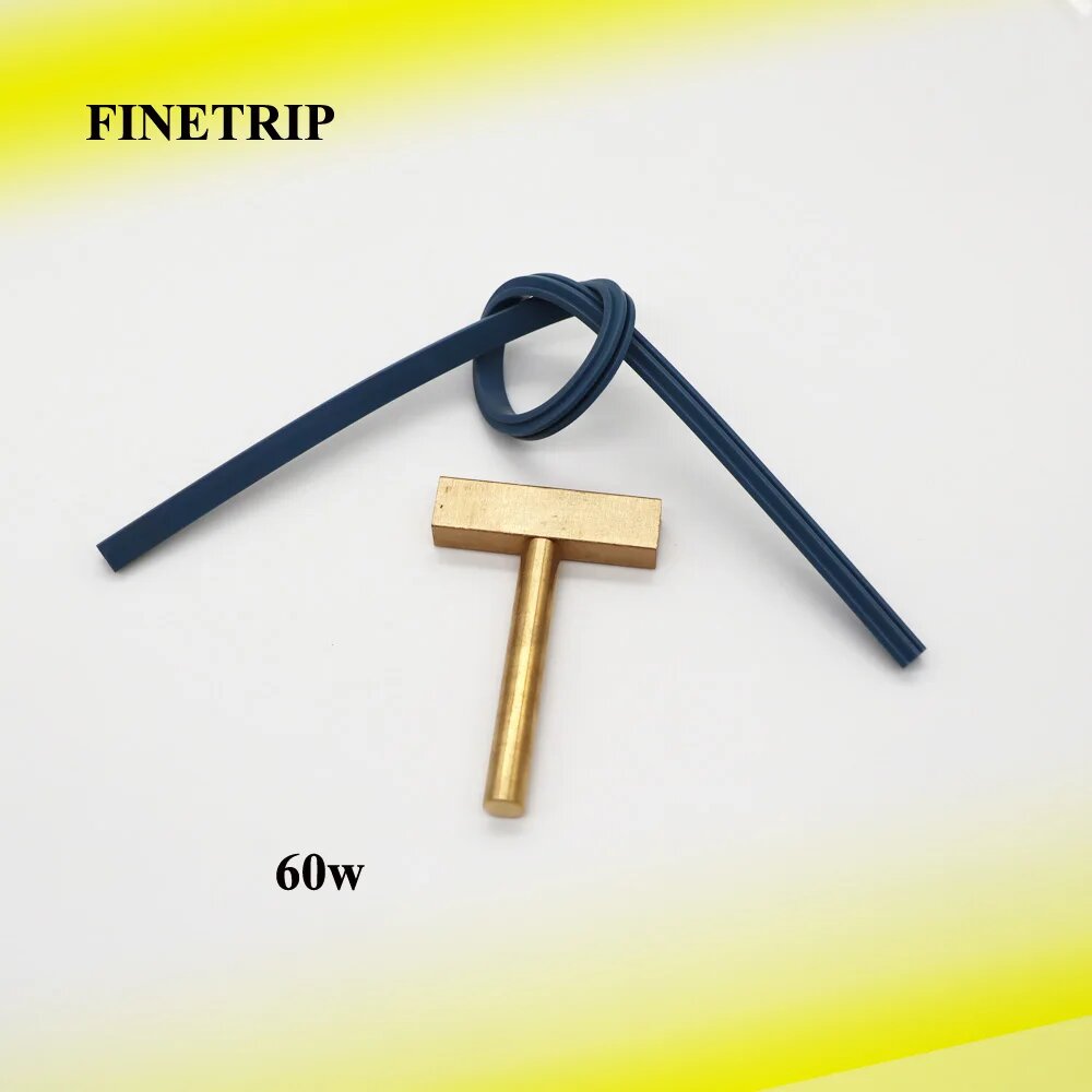 FINETRIP 30 Вт, 60 Вт, 40 Вт, паяльник с Т-образной головкой, медными Т-образными наконечниками или резиновым кабелем, горячий пресс для ремонта пиксельного гибкого кабеля с ЖК-экраном