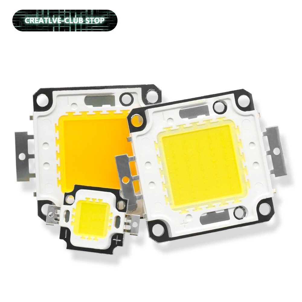 Светодиодные чипы 20W Warm White DC30-36V
