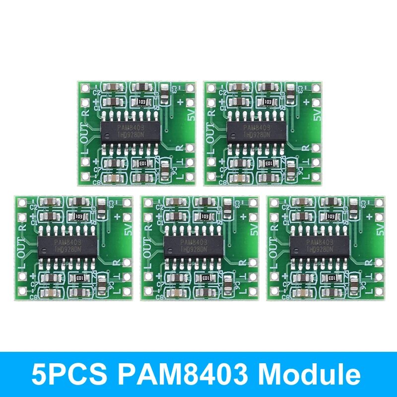 5PCS PAM8403 модуль усилителя звука