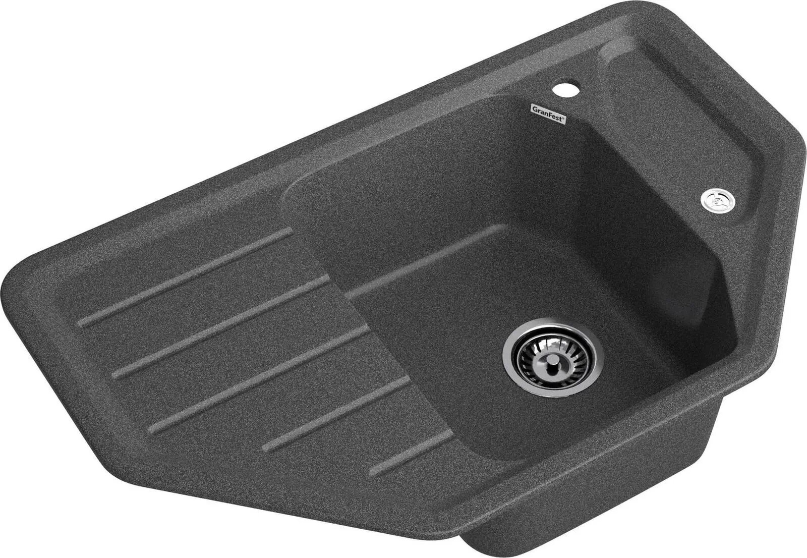 Мойка для кухни GranFest Corner 80 см C-800E графит