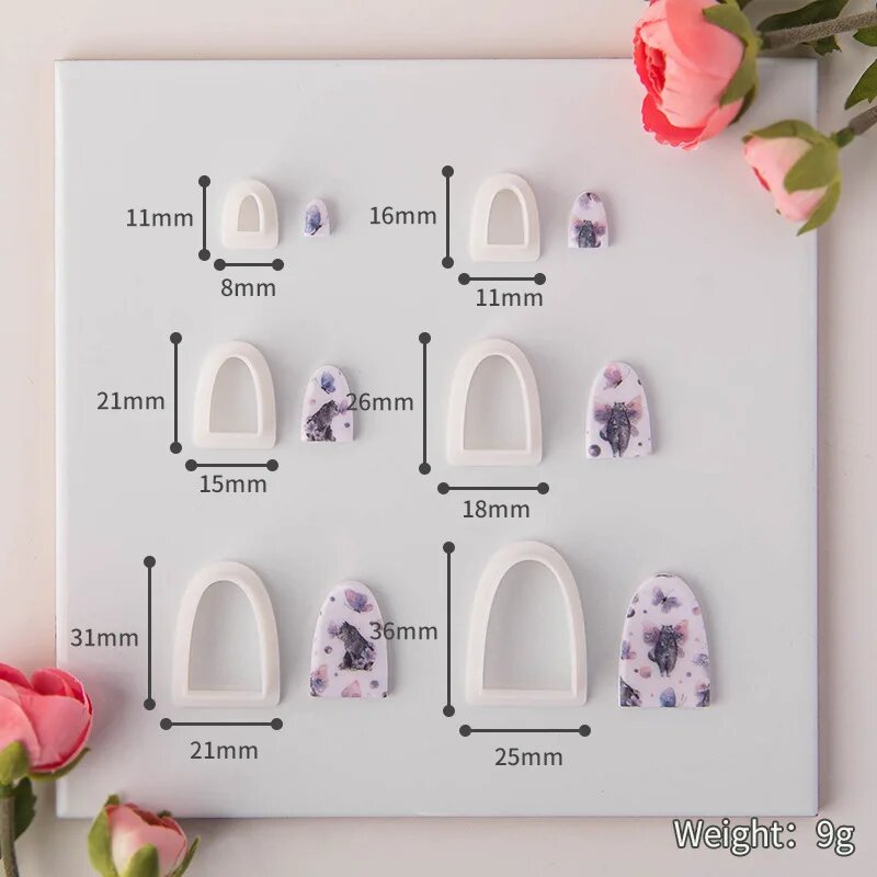 Формы для лепки из полимерной глины PLA 6 шт. YT0490