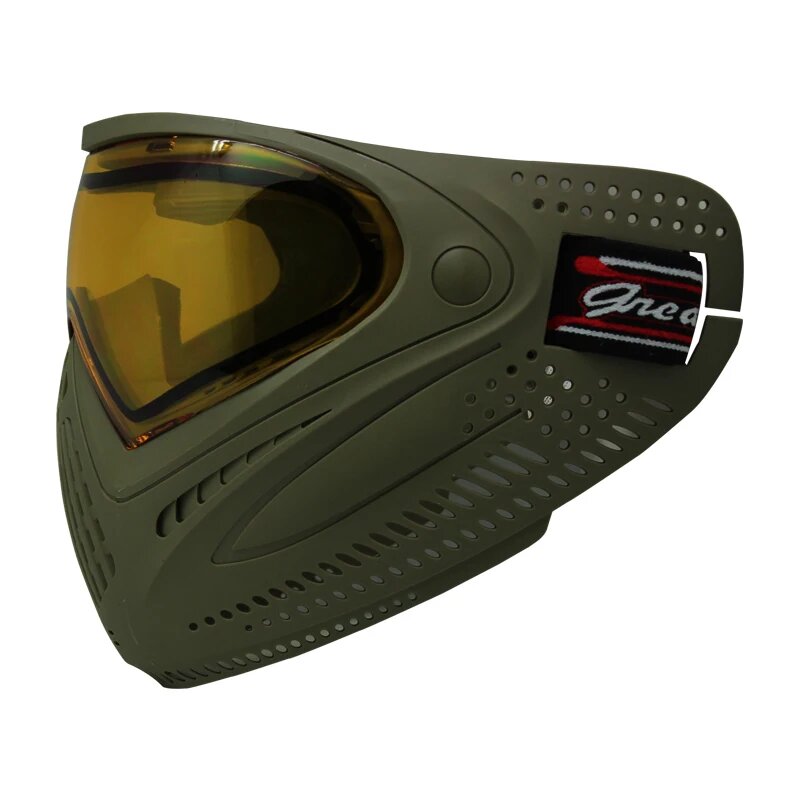 Пейнтбольная маска Spunky DYE I4 Olive Yellow