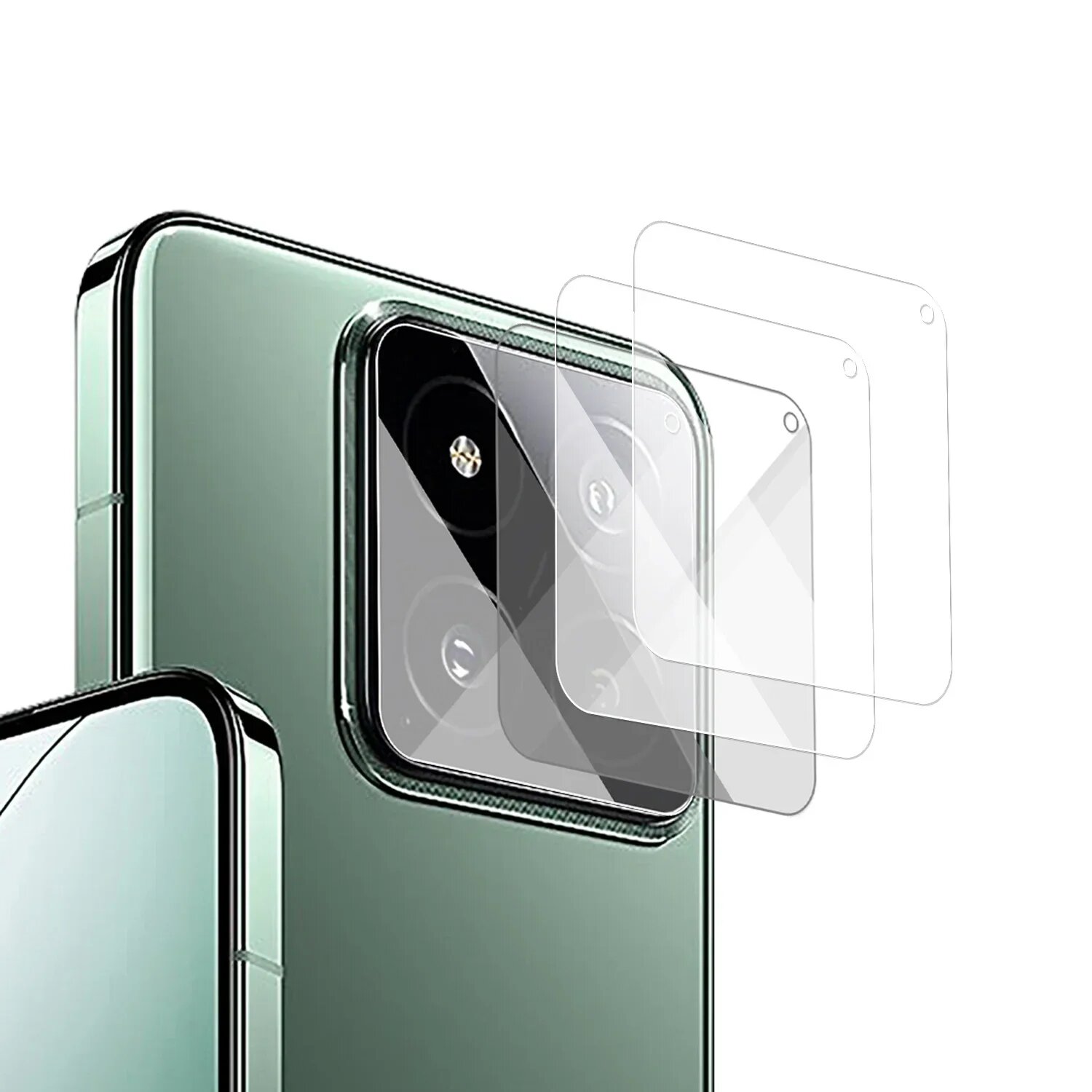 Защитная пленка для объектива камеры Xiaomi 14, твердость закаленного стекла для Xiaomi Mi14, защитная пленка от царапин, аксессуары для сотовых телефонов 3pcs