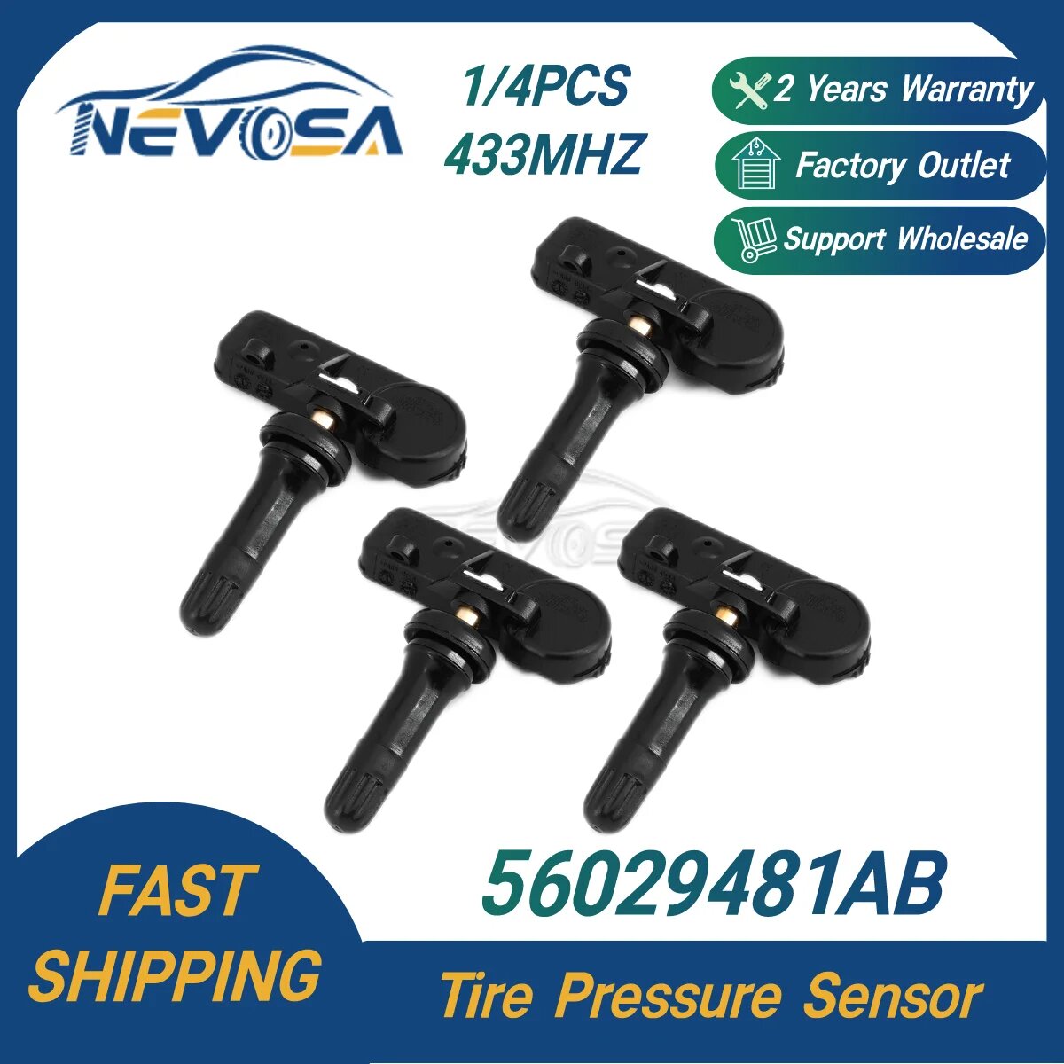 Датчик давления шин evosa TPMS 56029481AB, 1PCS
