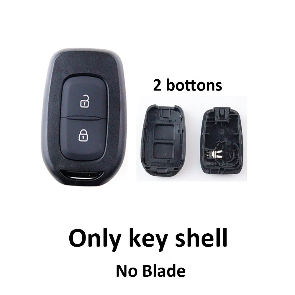 Корпус ключа 2 кнопки для Renault Dacia No Blade