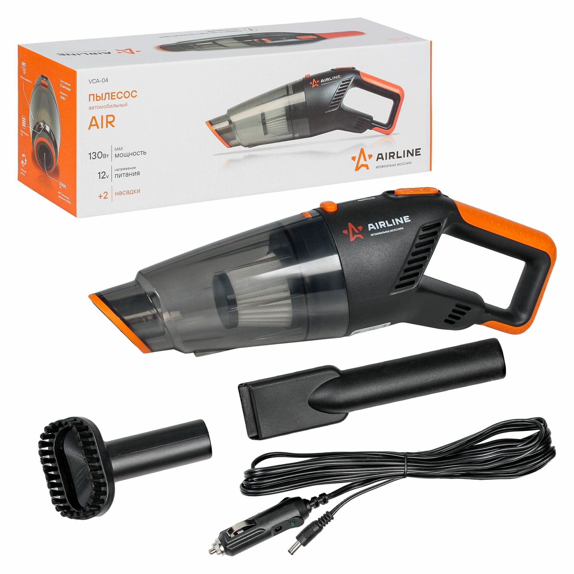 VCA-04 Пылесос AIR (130Вт, 0.5л, 5,5 кПа)