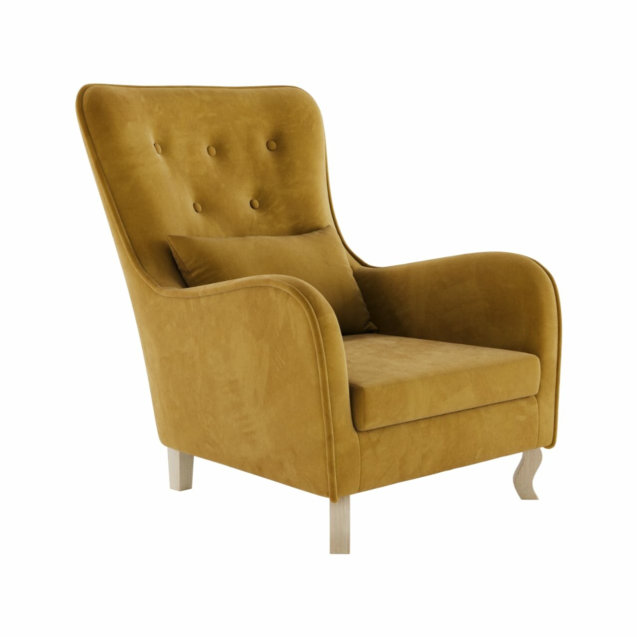 Кресло Адель Горчица