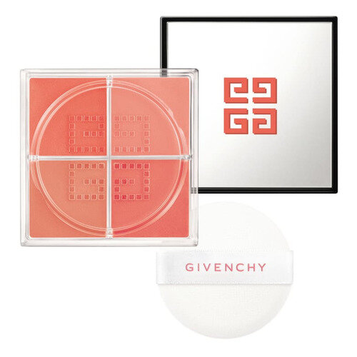 GIVENCHY Prisme Libre Blush Рассыпчатые четырехцветные румяна для лица 3 коралловая вуаль