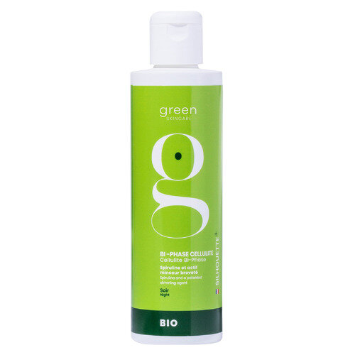 GREEN SKINCARE SILHOUETTE Двухфазное ночное средство против целлюлита с кофеином и спирулиной 200 мл