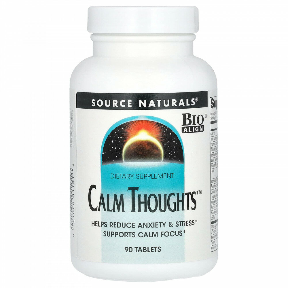 Source Naturals, Calm Thoughts™, 90 таблеток