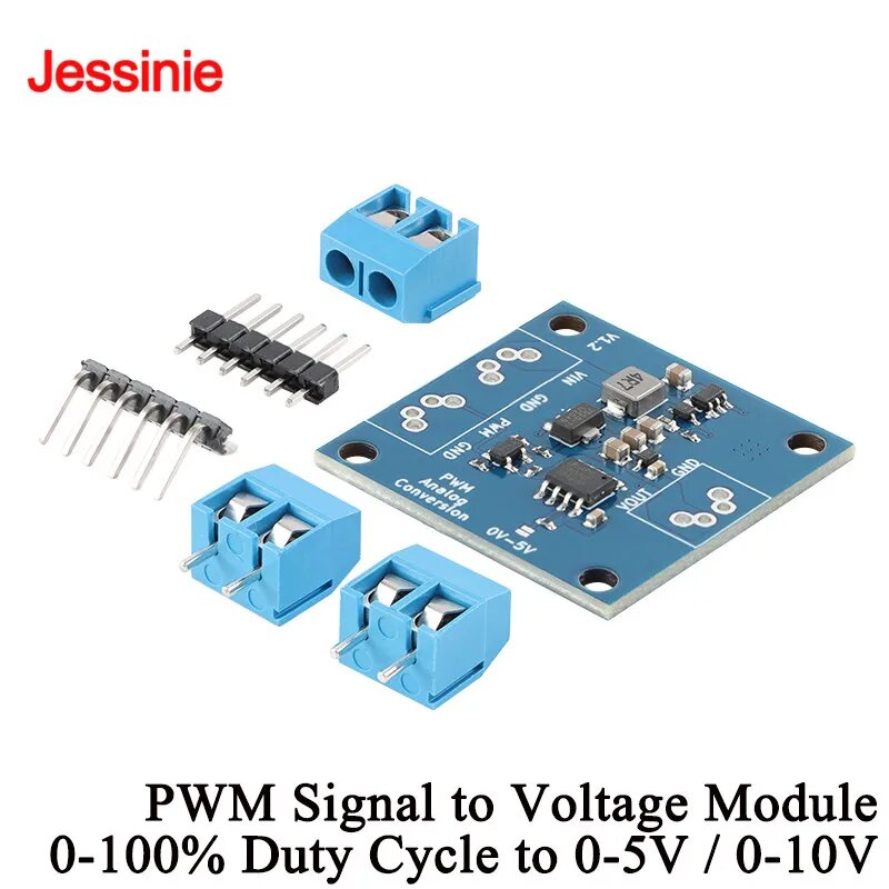 Jessinie регулятор напряжения ШИМ в напряжение 0-100% 0-5В/0-10В 2pcs