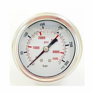 Манометр для мойки высокого давления, D50 мм, 1/4 внеш, 315 бар