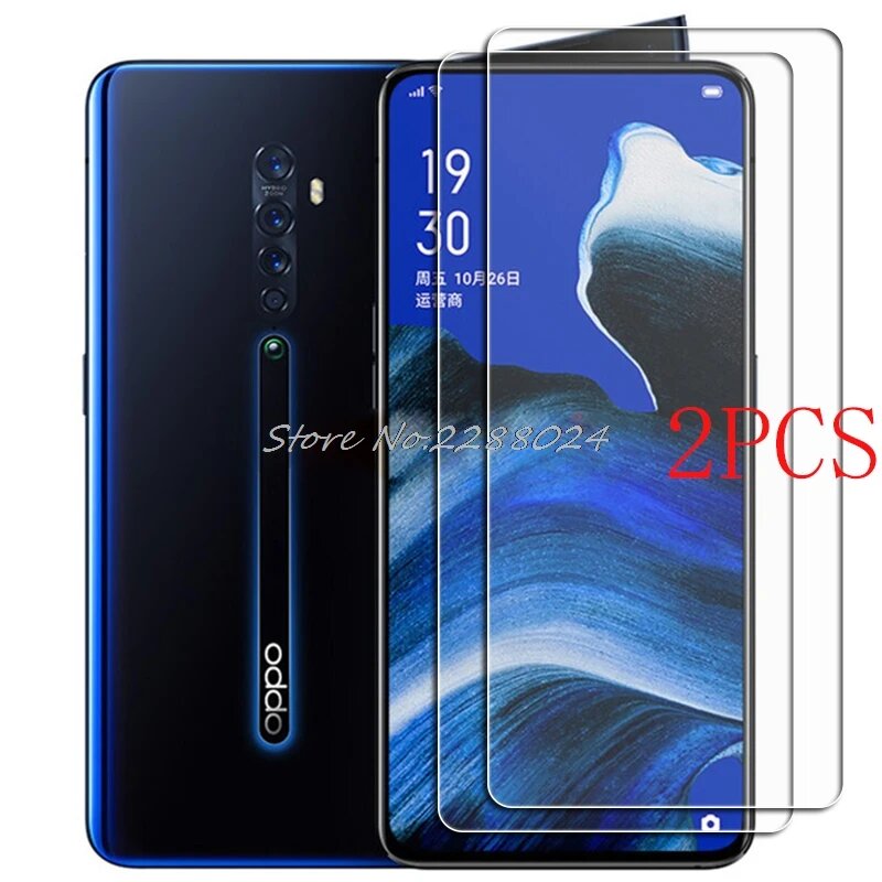 2 шт. для OPPO Reno 2, защитное закаленное стекло для OPPO Reno2 PCKM70 PCKT00 PCKM00 CPH1907 6,5 дюйма, защитная стеклянная пленка для экрана