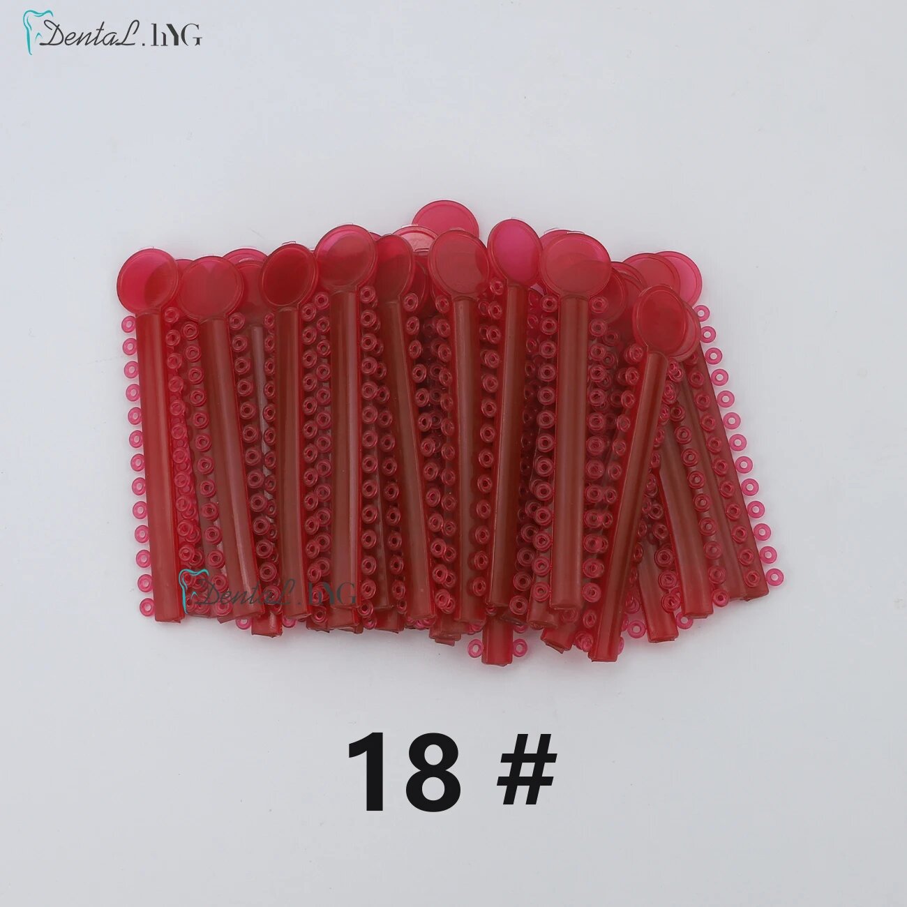 Эластичные лигатуры для брекетов HARBOR DENT, No.18, 1040 шт