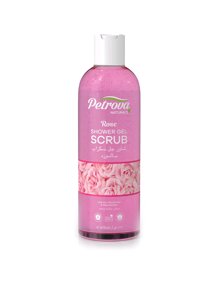 Petrova Naturals Rose - Shower Gel Scrub Гель-скраб для душа "роза" 475 мл.