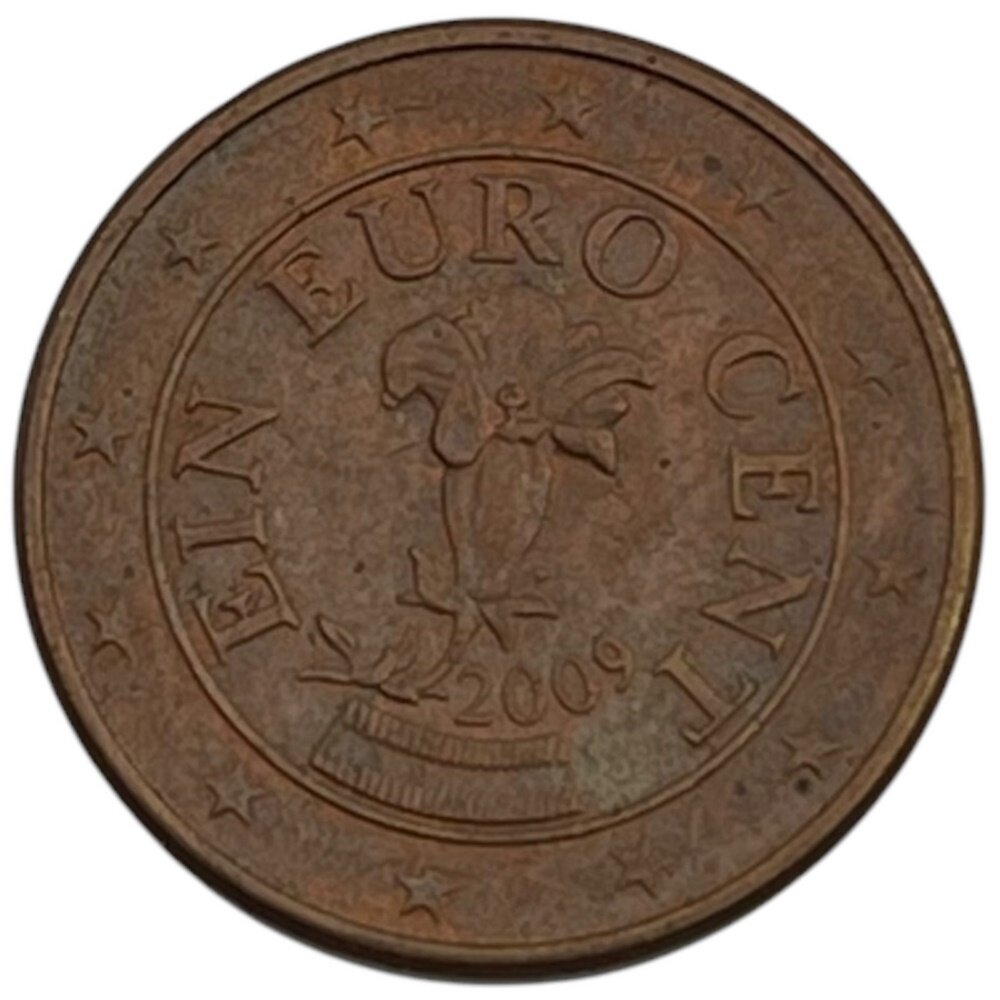 Австрия 1 евроцент 2009 г.