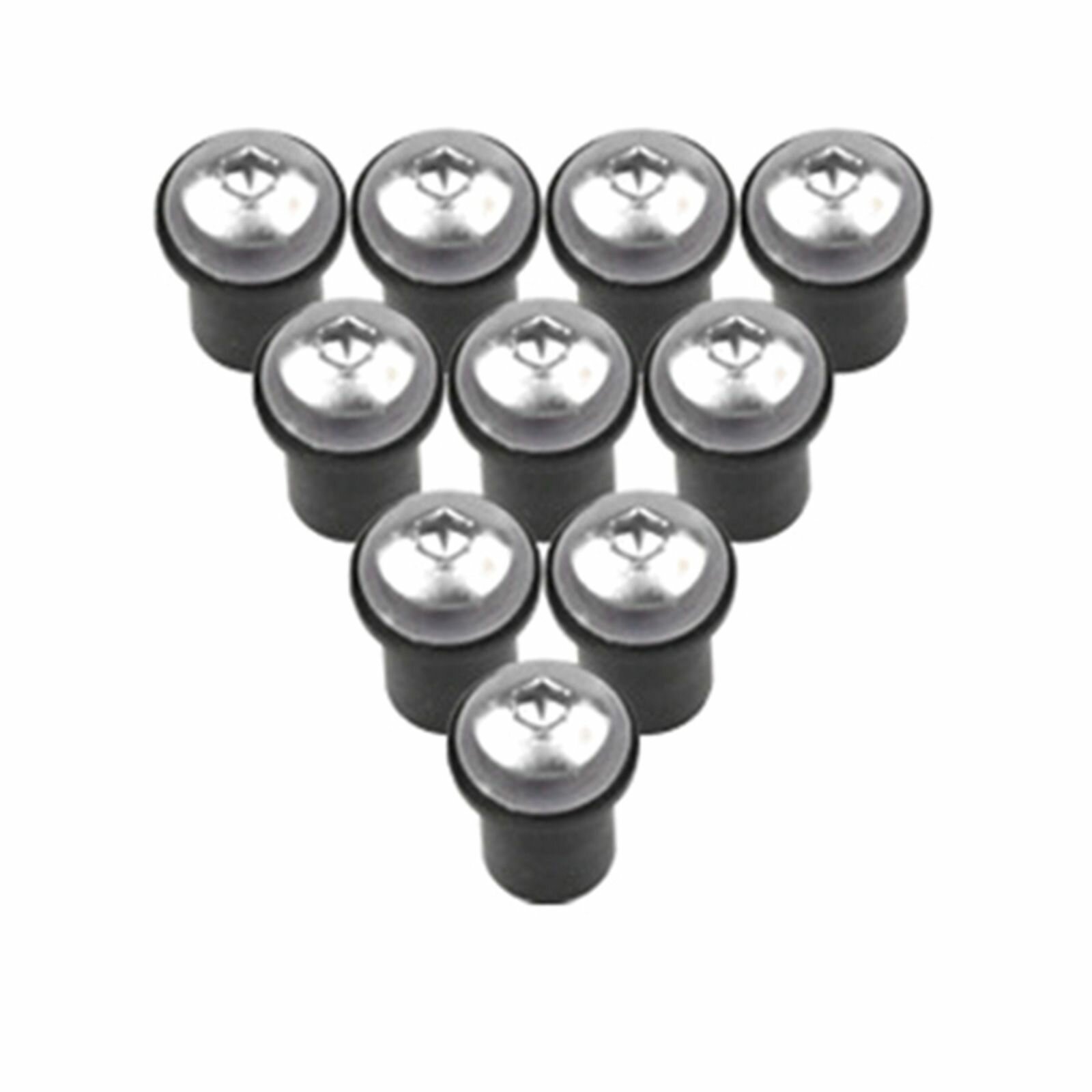 10 шт, винты и болты для крепления лобового стекла мотоцикла M5x16mm-серебристый