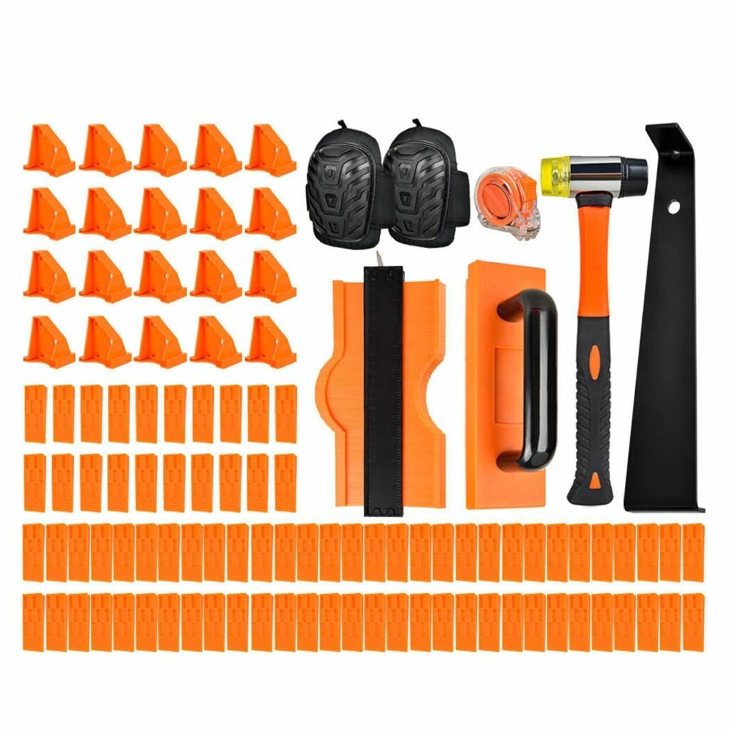 Комплект для укладки ламината с распорками и инструментами