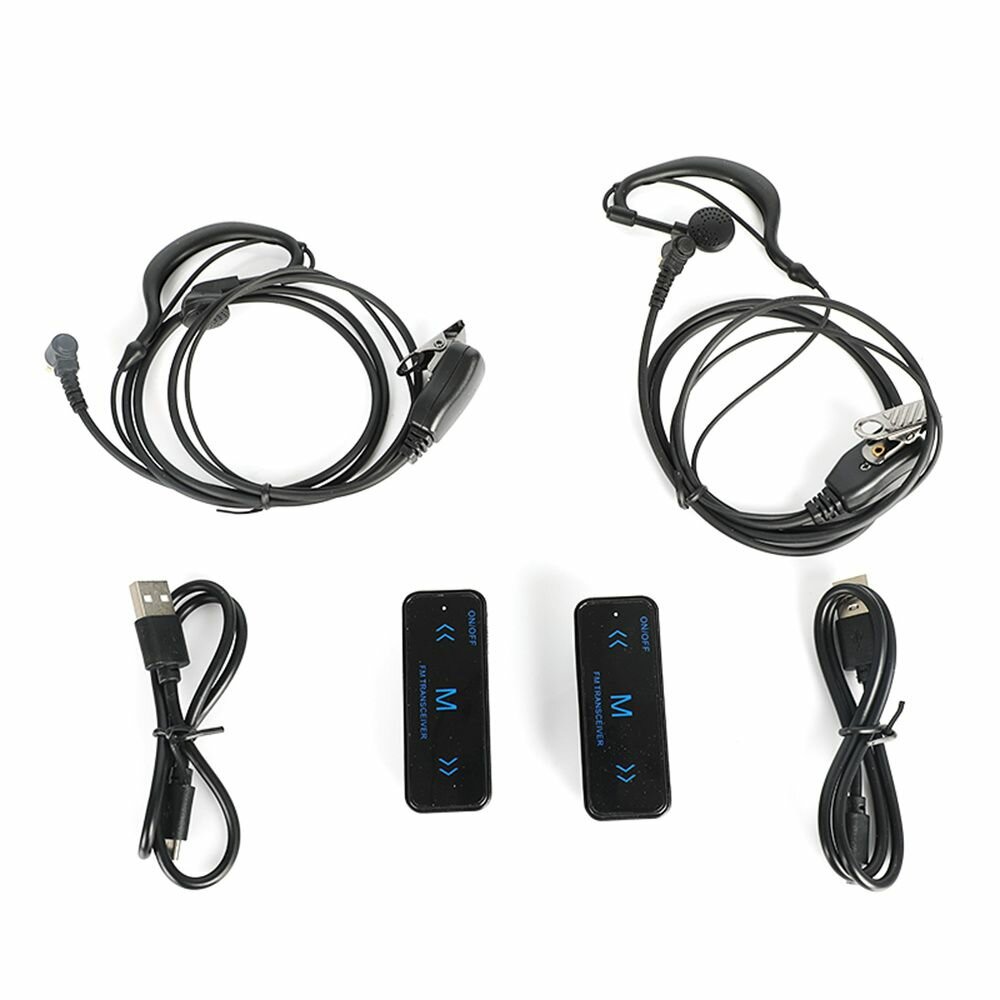 Мини-портативная рация MyPads UHF 400-480 МГц с наушником, 2шт