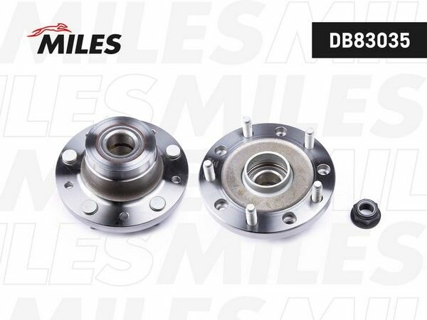 Ступица с подшипником задняя, FORD TRANSIT 06- 800/1300KG, MILES DB83035