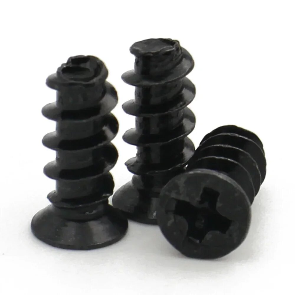 М5*8 мм M5*10 мм M5*12 мм винты для корпуса компьютера MENGJUE Zinc-Plated Black, M5x8mm (50pcs)