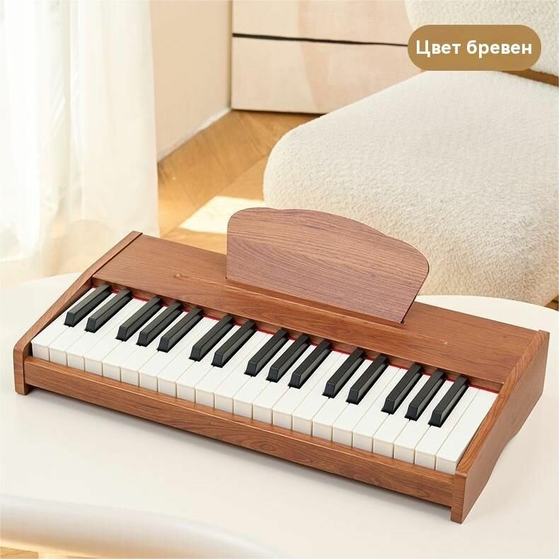 Детские игрушки/детские музыкальные инструменты/37-клавишное пианино, версия на батарейках, красивый звук