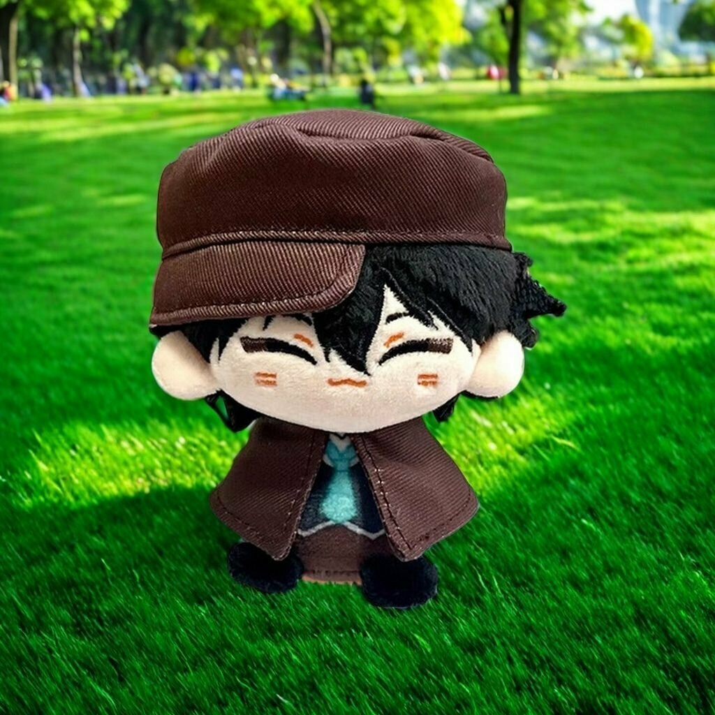 12cm милые мягкие игрушки аниме Великий из бродячих псов Рампо Эдогава; Bungo Stray Dogs Ranpo Edogawa мягкая игрушка
