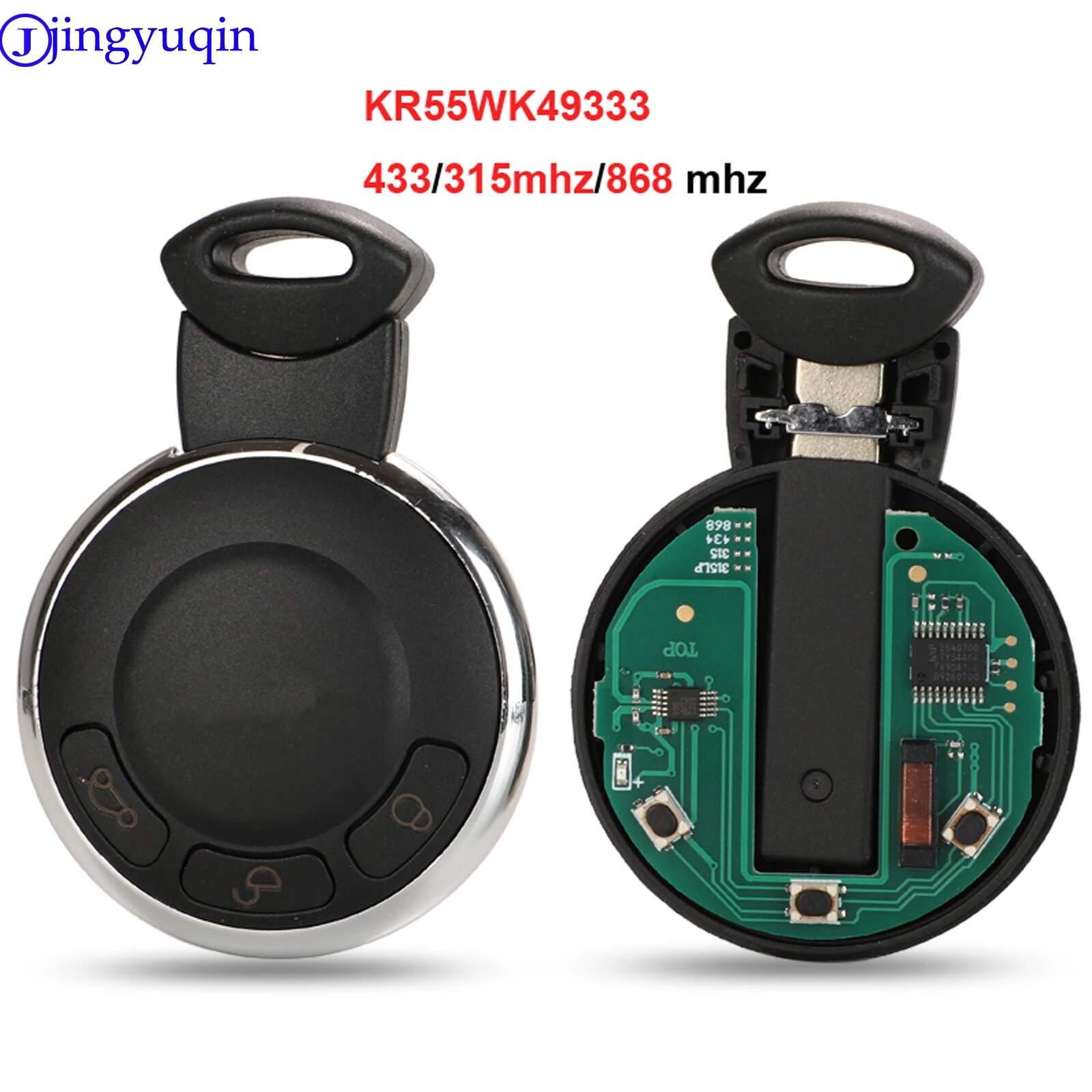 Дистанционный ключ для BMW Mini Cooper, 315LP 315/433 МГц, 1ps