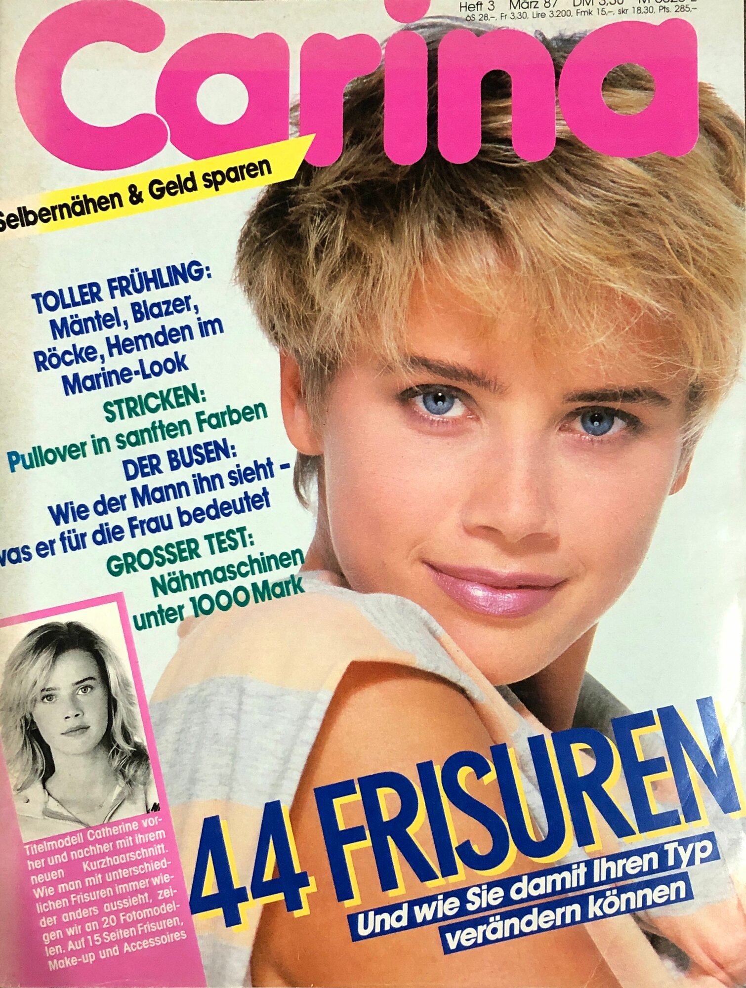 Журнал Carina Карина (Burda ) № 3 1987 год новый на немецком # 38