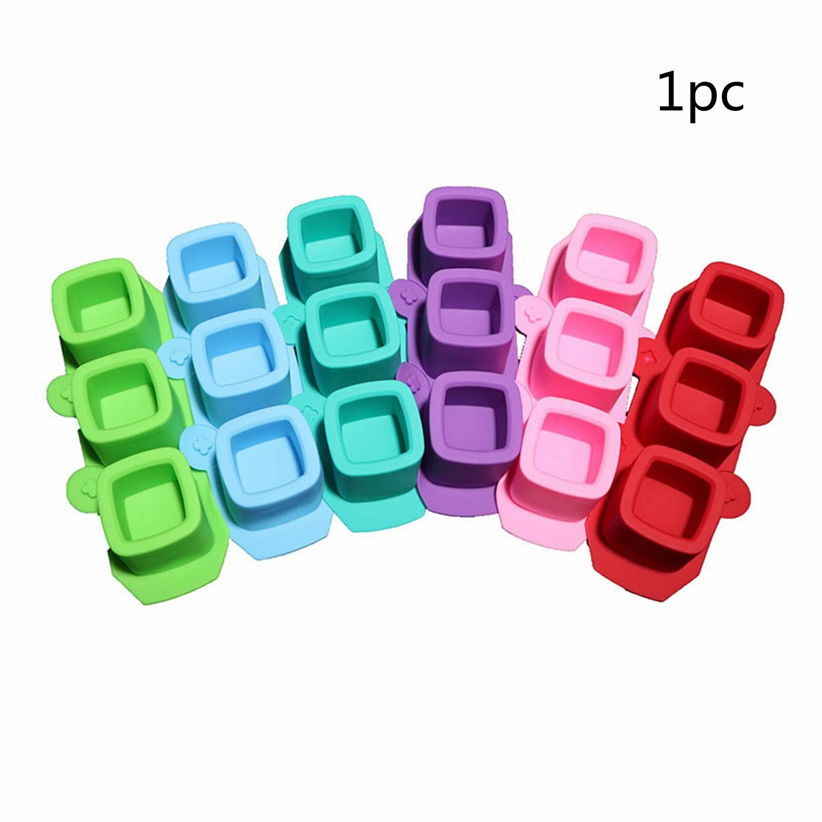 Силиконовая форма для суккулентов - квадратная (цвет случайный)