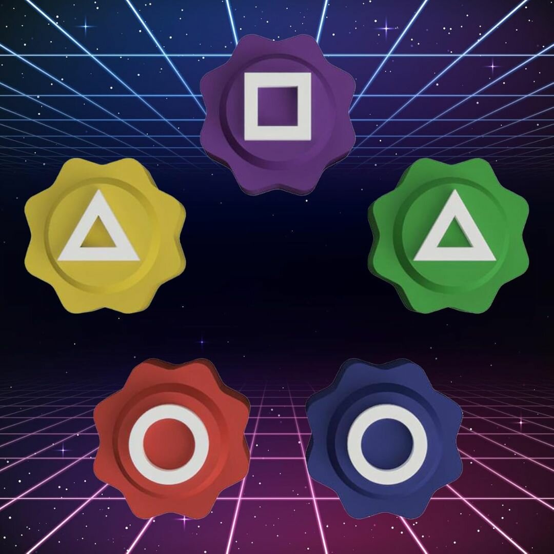 Набор для игры Гонги: 5 камней, как в "Игре в кальмара", для развития ловкости и координации у детей и взрослых